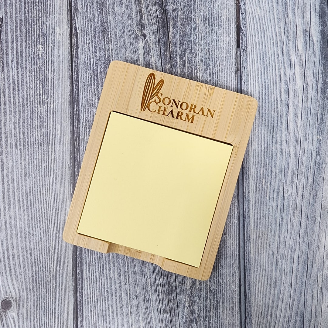 Customized Sticky Note Holder Dispenser | Add Logo or Text ...