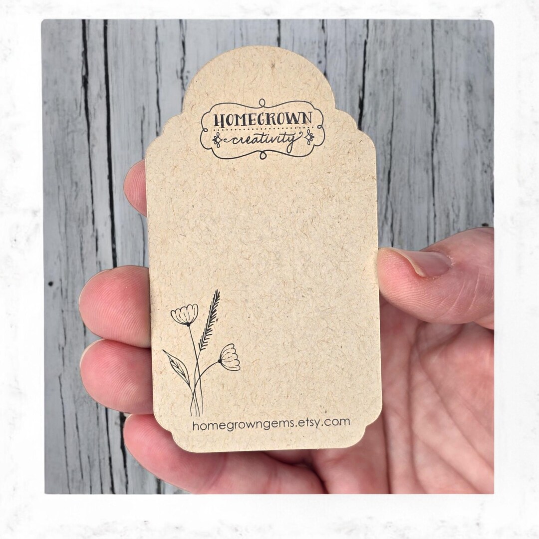 Personalized Jewelry Display Cards Dome Top Frame Sides | 20 SIZES ...