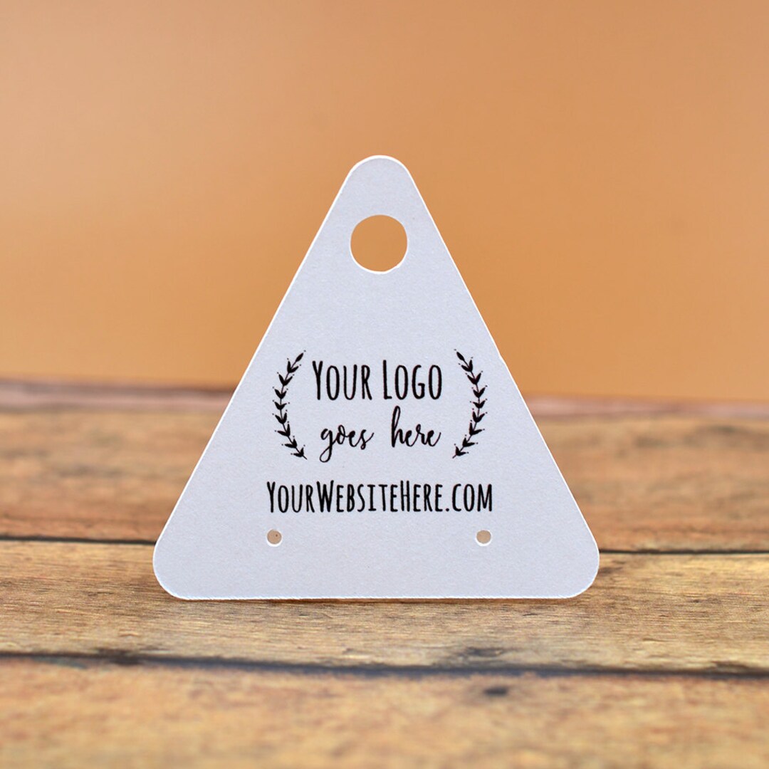 Curved Edge Triangle Display Packaging Cards Multiple Sizes Custom ...