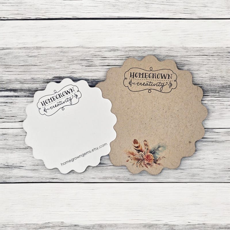 Custom Earring Cards - Etsy