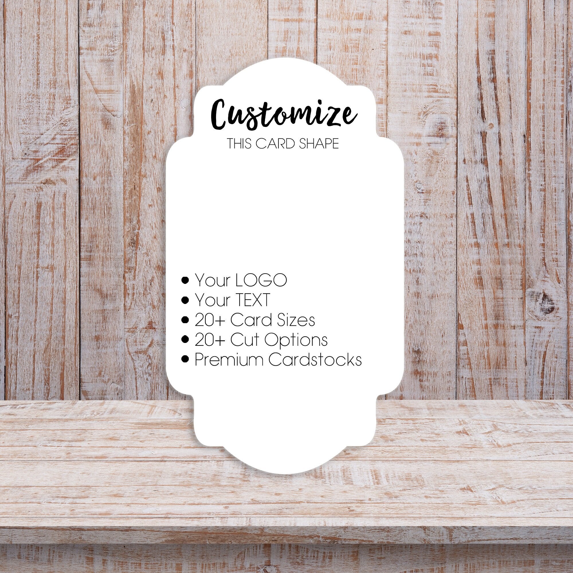 Customized Jewelry Display Cards Ornate Cut Square Curved 20 - Etsy