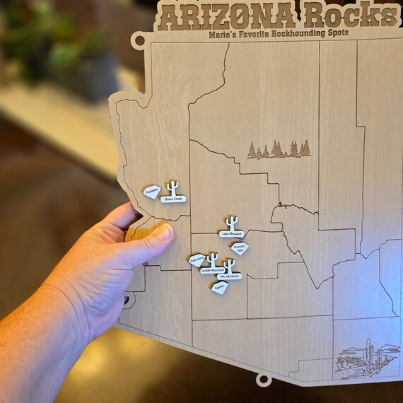 Arizona Rockhounding Map