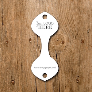 72 TAGS | Custom Tear Drop Fold Over Necklace Jewelry Tags Jewelry ...