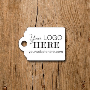 140 Custom Price Tags | 1"x1.4" | Personalized With Logo Text - Jewelry ...