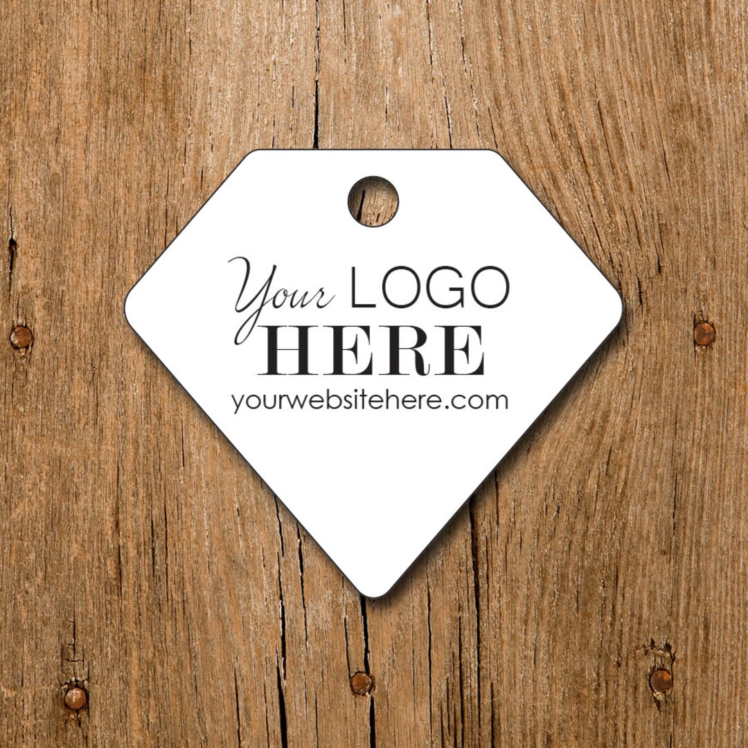 Custom Diamond Gemstone Shape Product Price Tags Gift Tags Hang Tags-yb ...