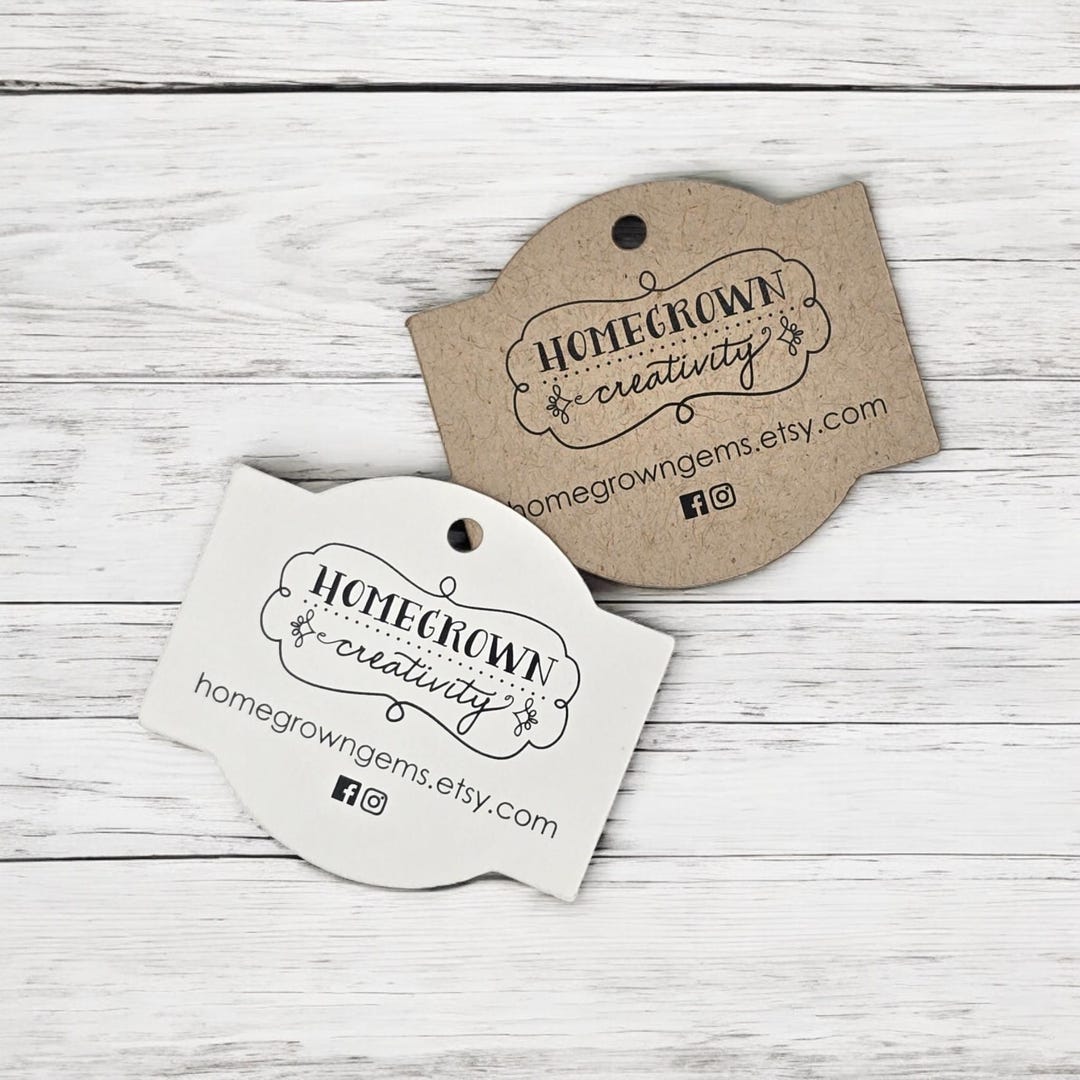 Rectangle Hang Tags | Multiple SIZES| Custom Price Tags | Personalized ...