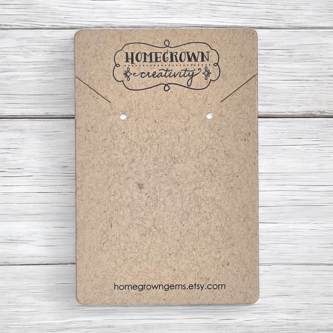 Earring Cards Jewelry Display Add Your Logo Personalized Custom ...