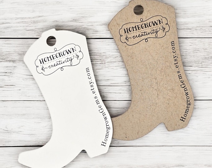 Cowboy Hat Handmade Vintage Hang Tags - (8) Tag - Old Fashioned ...