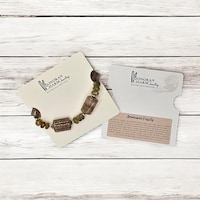 Bracelet Display Card Template Set, Printable Bracelet Cards Logo ...