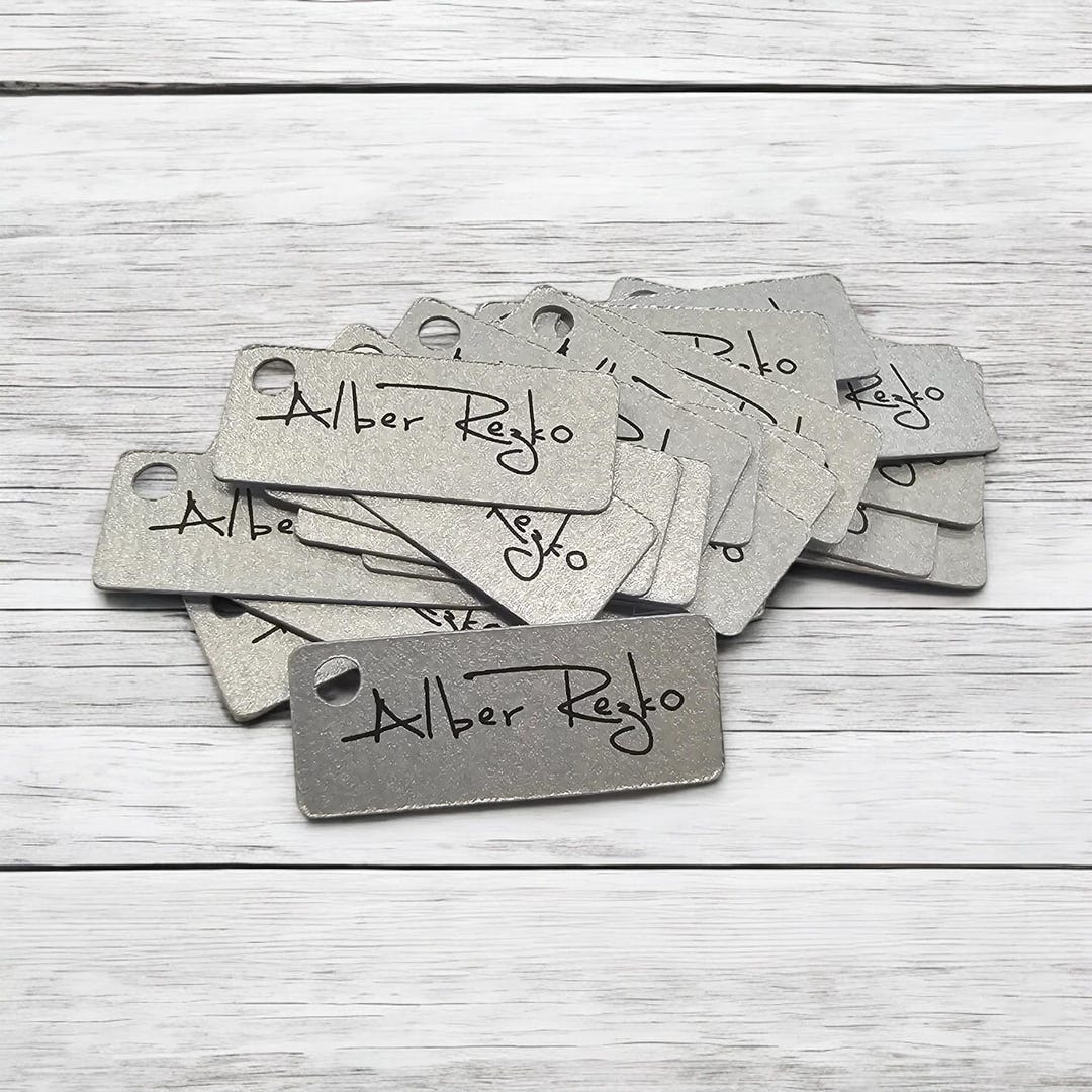 320 Price Tags | 1.25"x0.5" Thin Rectangles | - Your Logo and Text ...