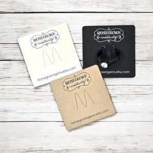 Ring Display Cards Customized With Your Logo - Jewelry Cards - Product ...