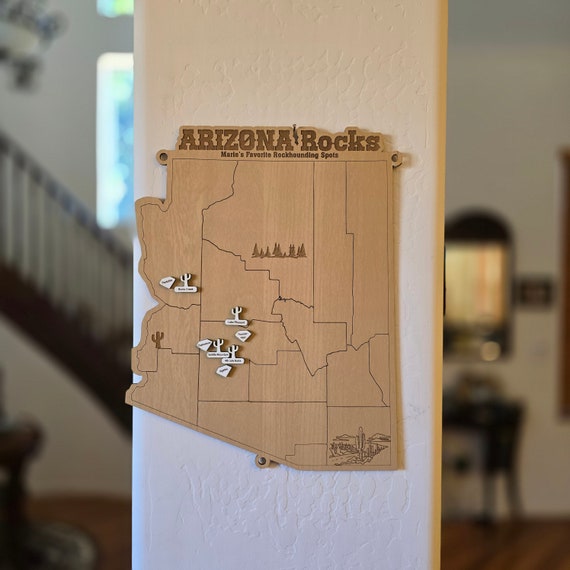 Arizona Rockhounding Map