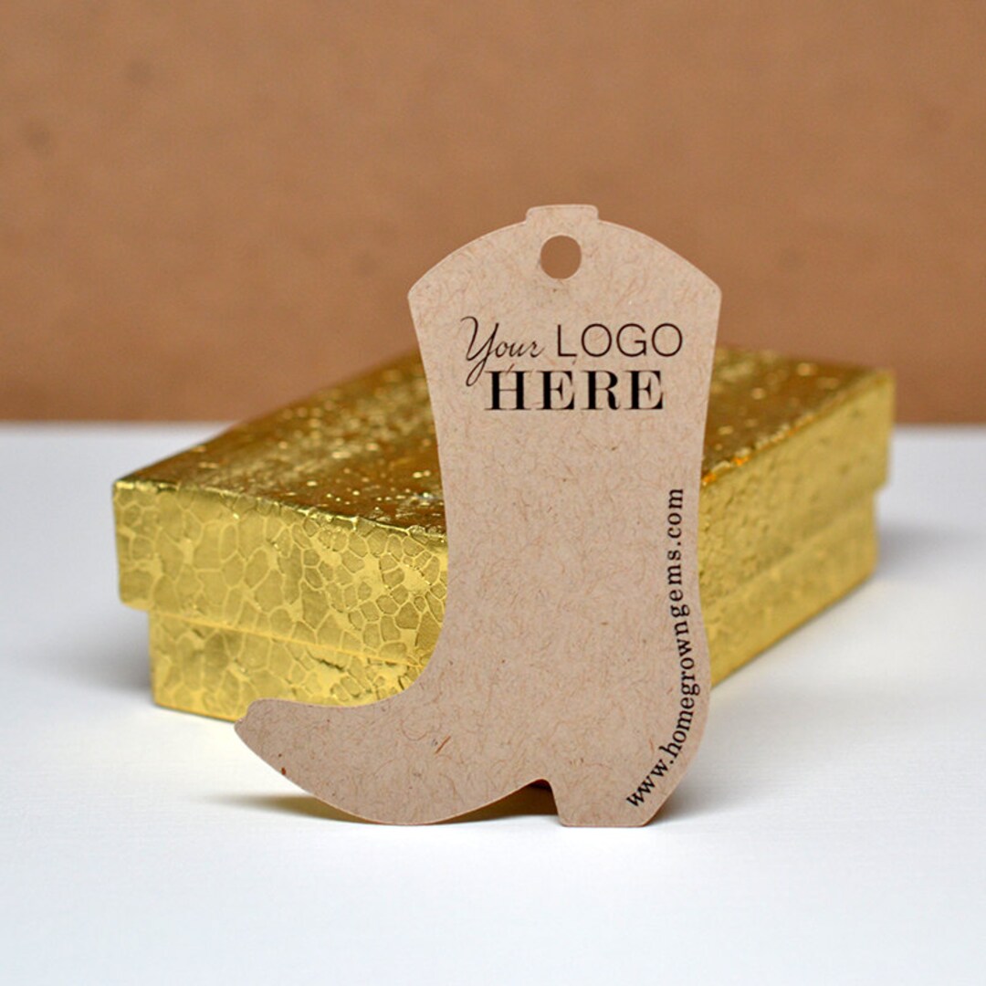 Country Cowboy Boot Hang Tag Price Tags Thank You Tags Gift Tags Party ...