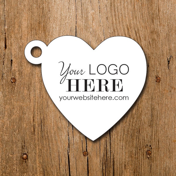 Heart Shape Tags - Etsy