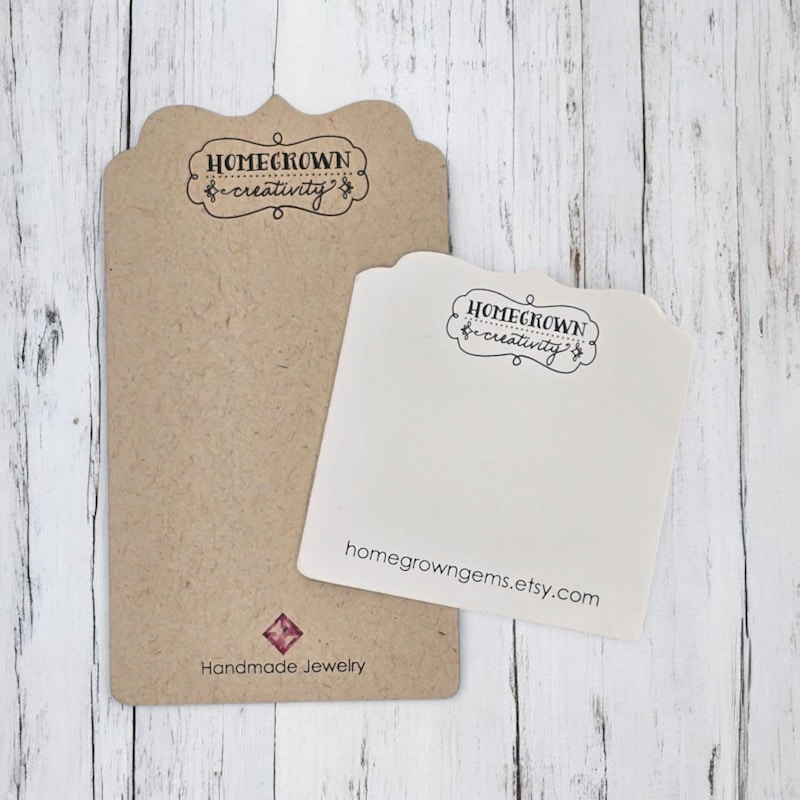 Jewelry Display Card - Etsy