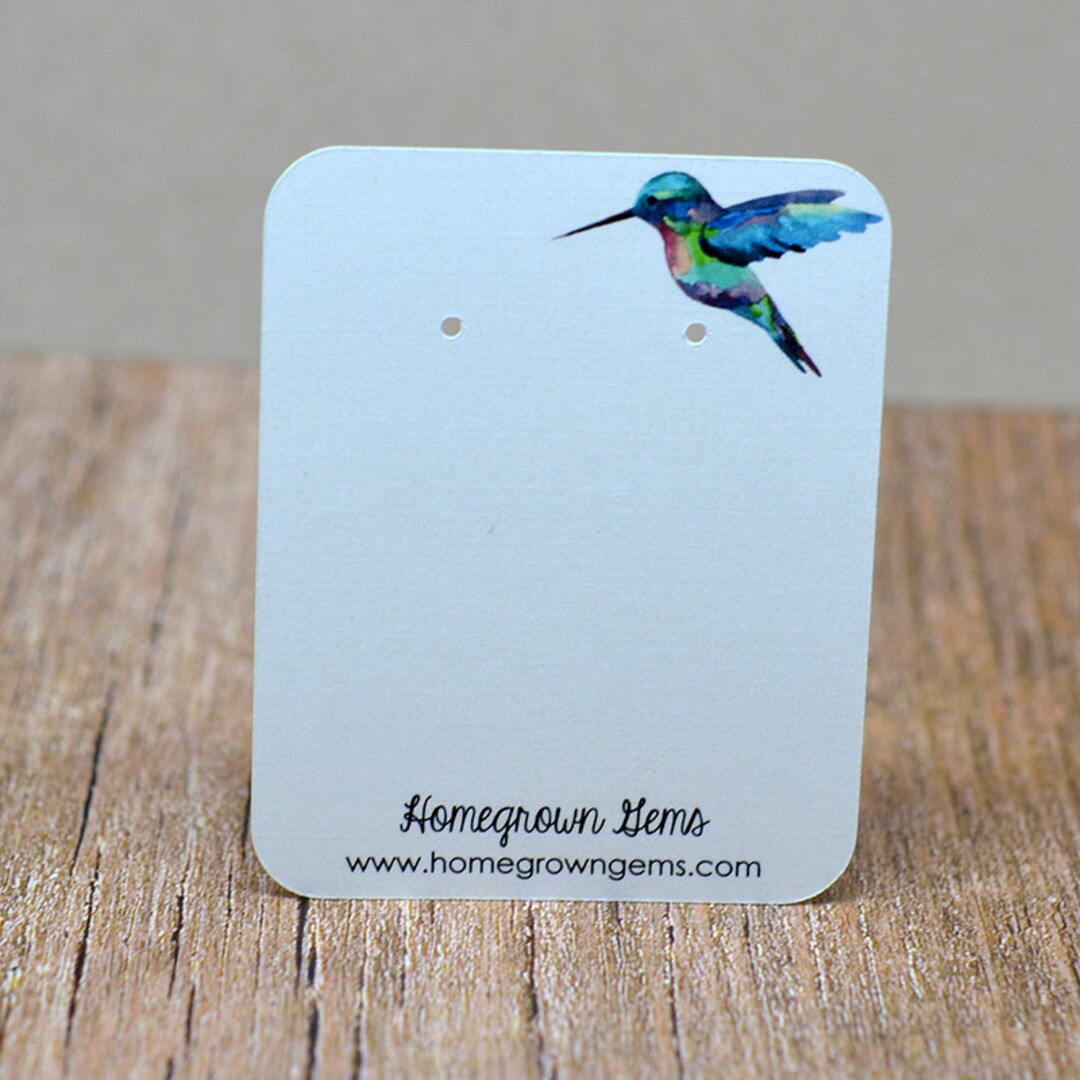 Earring Cards - Jewelry Cards - Display Cards - Packaging Personalized ...