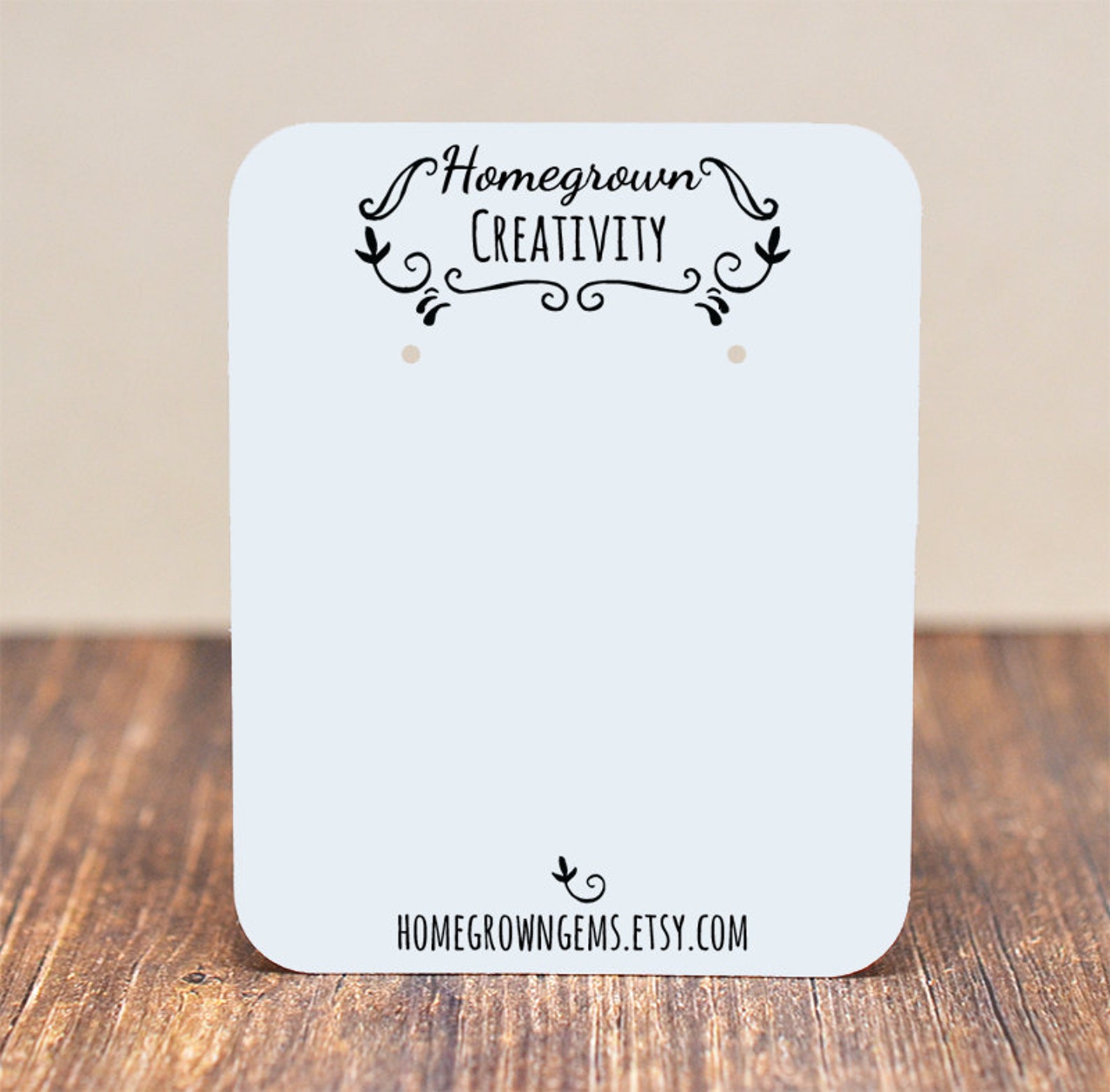 Custom Earring Cards Customized Jewelry Display Cards Curly Bracket ...