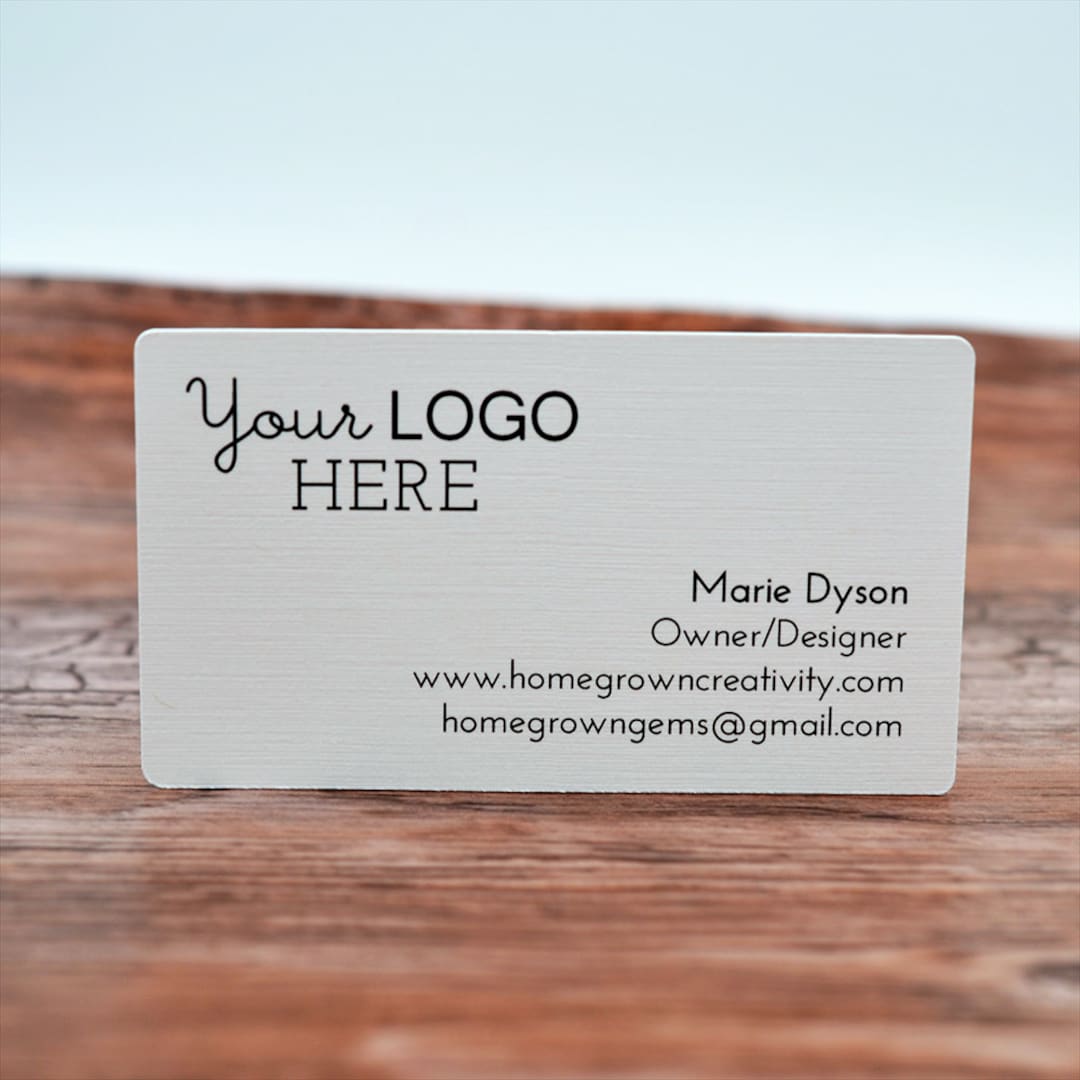 Business Cards - Customized With Your Logo and Text | DS0124 | QTY 70 ...
