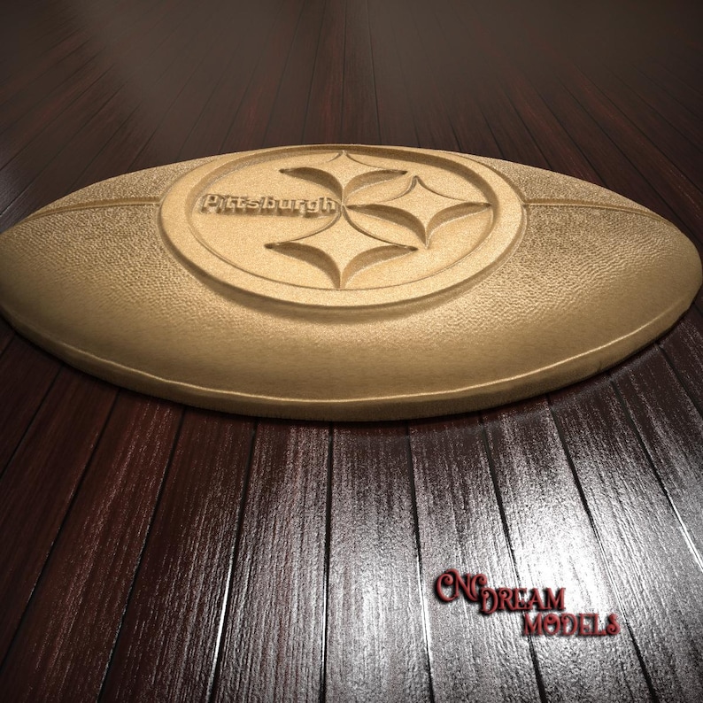 Pittsburgh Football | CNC Router Carving File | STL File for Cnc ...