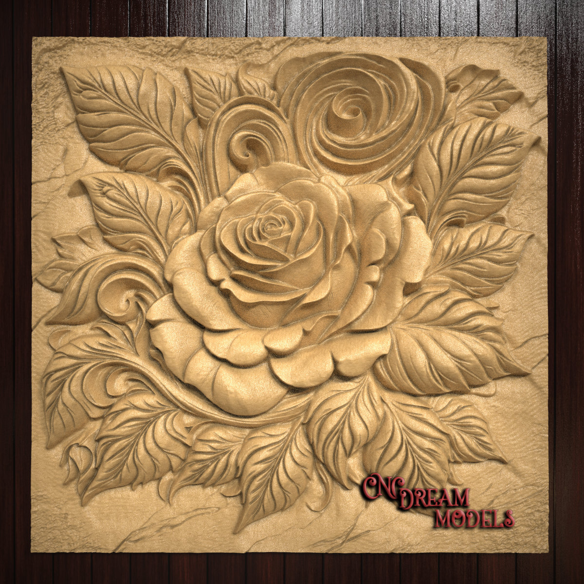 Rose | CNC Router Carving File | STL File for Cnc | Vcarve | Aspire ...