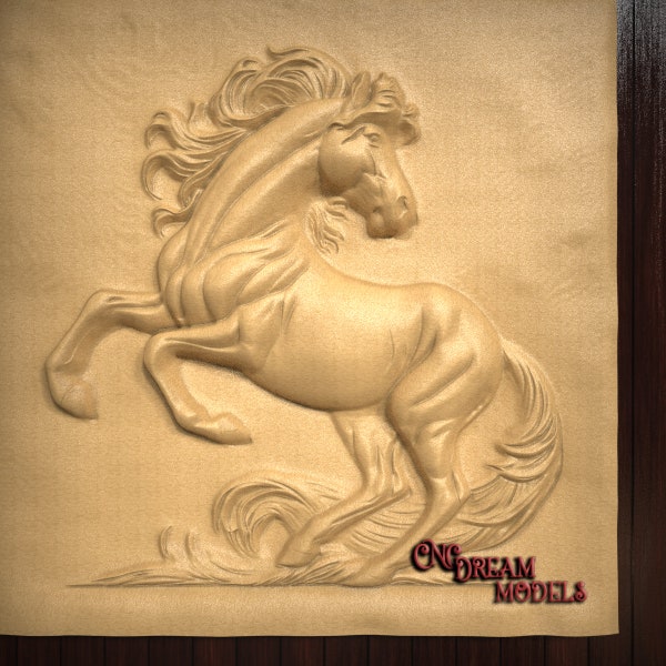 Horse Cnc Router File - Etsy