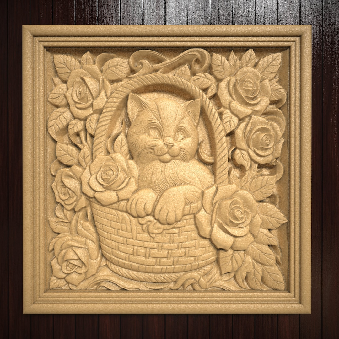 CNC Router Carving File | STL File for Cnc | Vcarve | Aspire | Easel ...