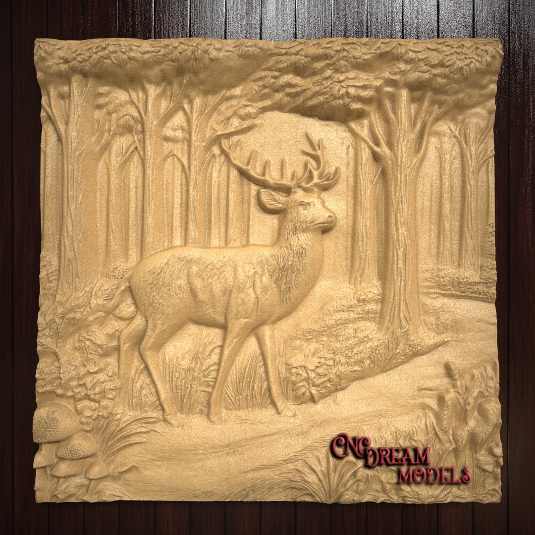 CNC Router Carving File | STL File for Cnc | Vcarve | Aspire | Easel ...