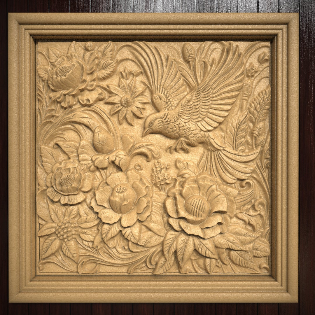 CNC Router Carving File | STL File for Cnc | Vcarve | Aspire | Easel ...