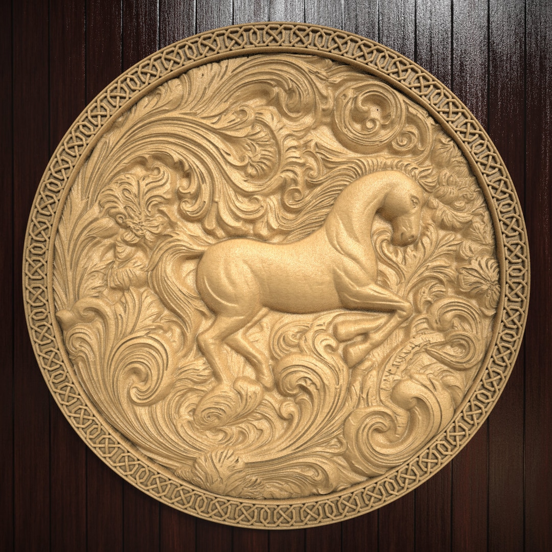 CNC Router Carving File | STL File for Cnc | Instant Download | Vcarve ...