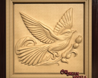 CNC Router Carving File | STL File for Cnc | Instant Download | Vcarve ...