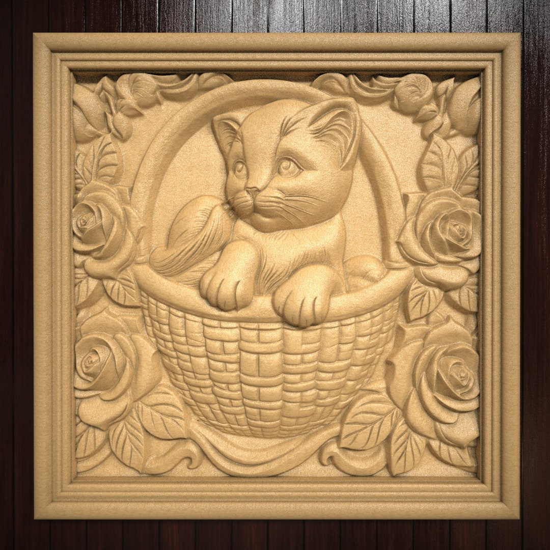 CNC Router Carving File | STL File for Cnc | Vcarve | Aspire | Easel ...