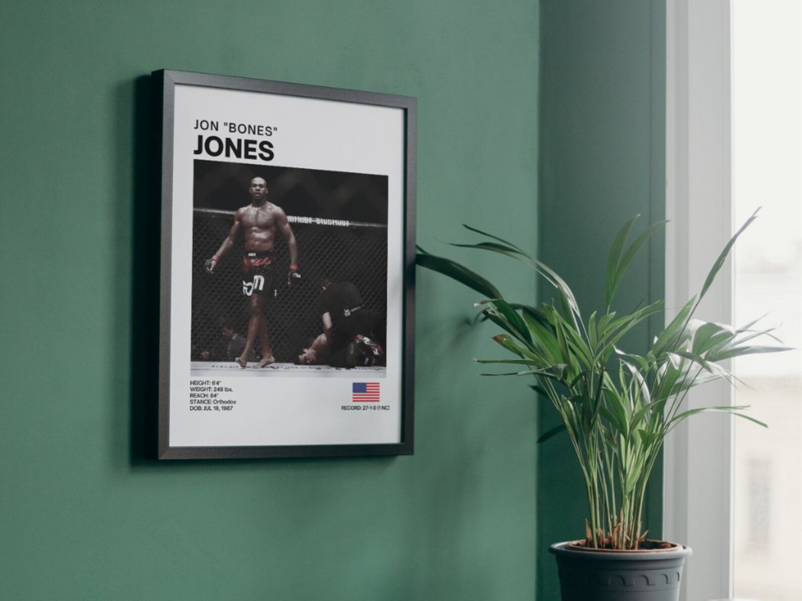 Jon Jones Poster, UFC Poster, Poster Ideas, Fighter Poster, Athlete ...