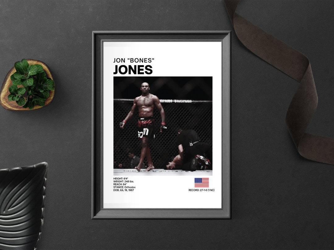 Jon Jones Poster, UFC Poster, Poster Ideas, Fighter Poster, Athlete ...