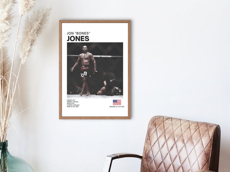 Jon Jones Poster, UFC Poster, Poster Ideas, Fighter Poster, Athlete ...