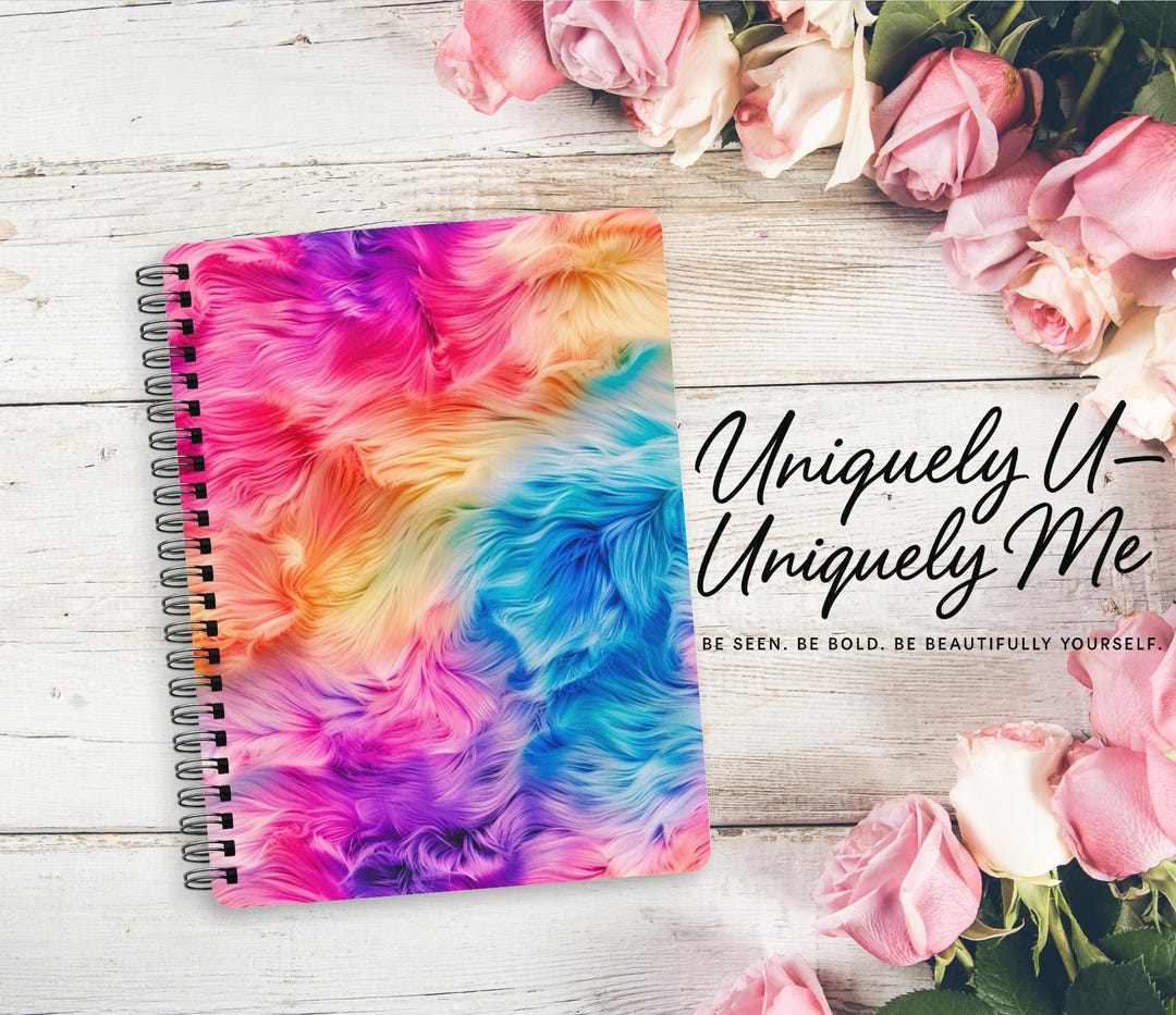 12 Cow Print Furry Texture Digital Papers Bundle – Colorful Faux Fur ...