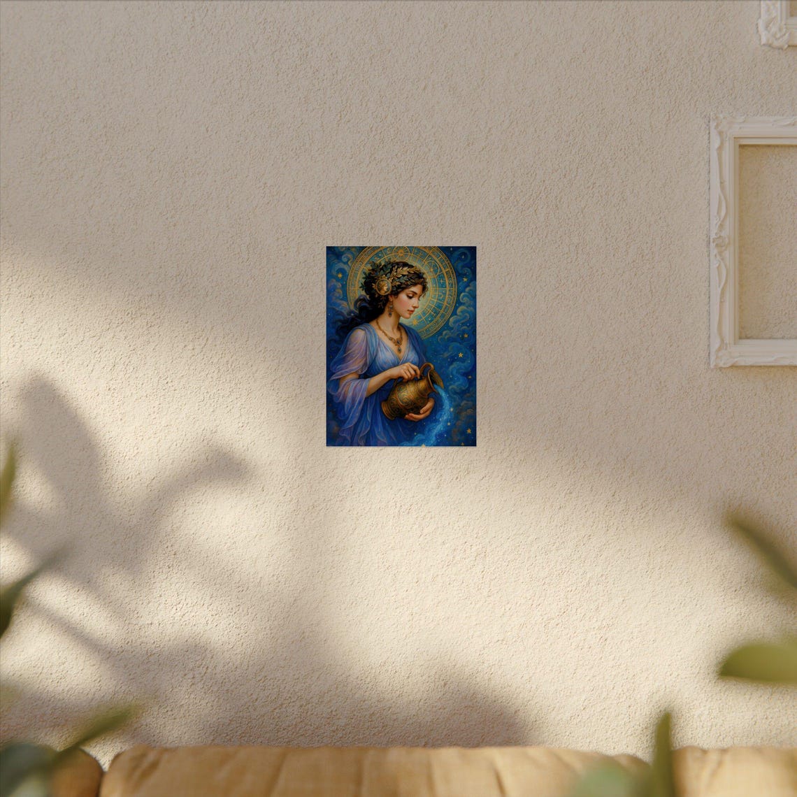 Aquarius Art Print: Greek Goddess, Zodiac Astrology Poster - Etsy