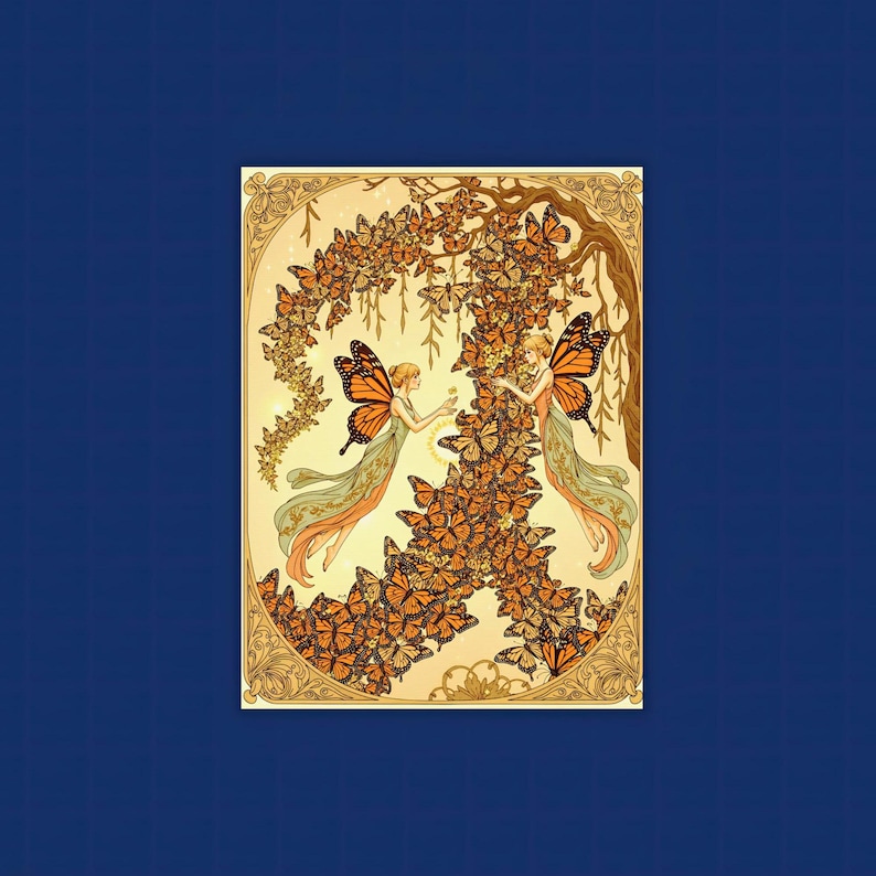 Monarch Butterfly Fairies Puzzle | 500 Piece Vintage Art Jigsaw - Etsy