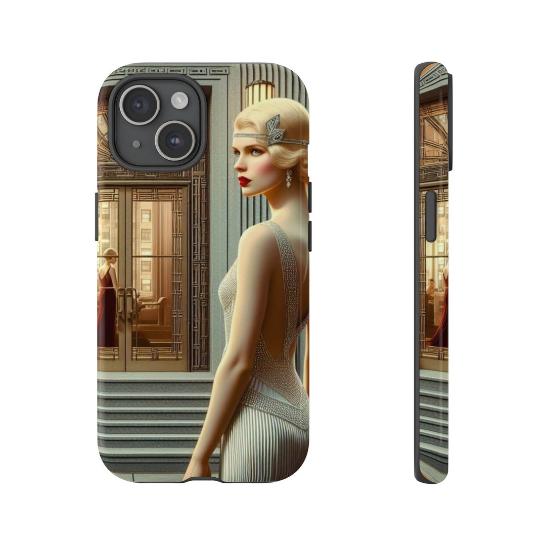 1920s Deco Phone Case, Gatsby Girl, Deco Style, Flapper Style, iPhone ...
