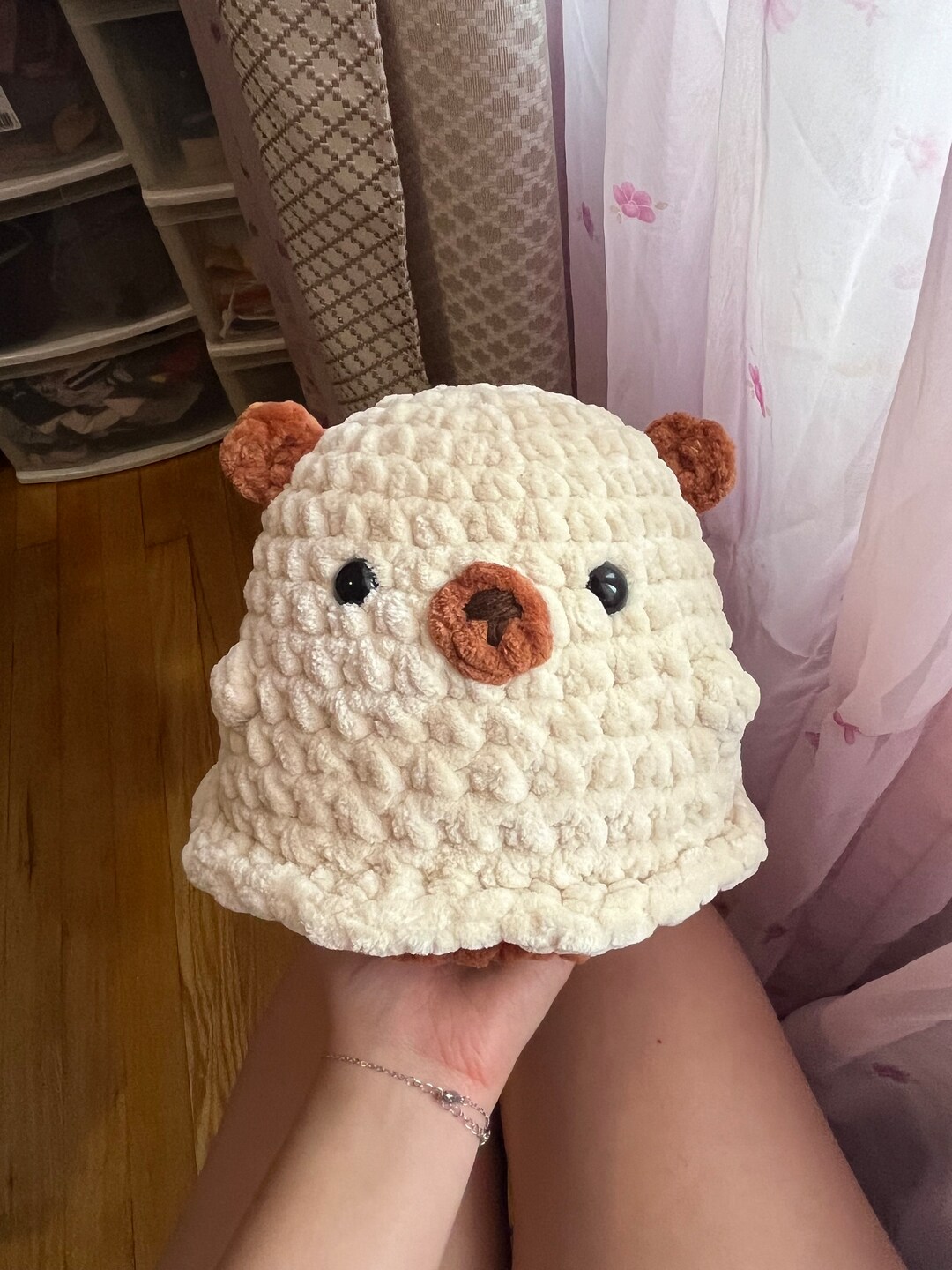 Crochet Boo Bear ~ Handmade Soft Amigurumi ~ Soft Halloween Themed Bear ...