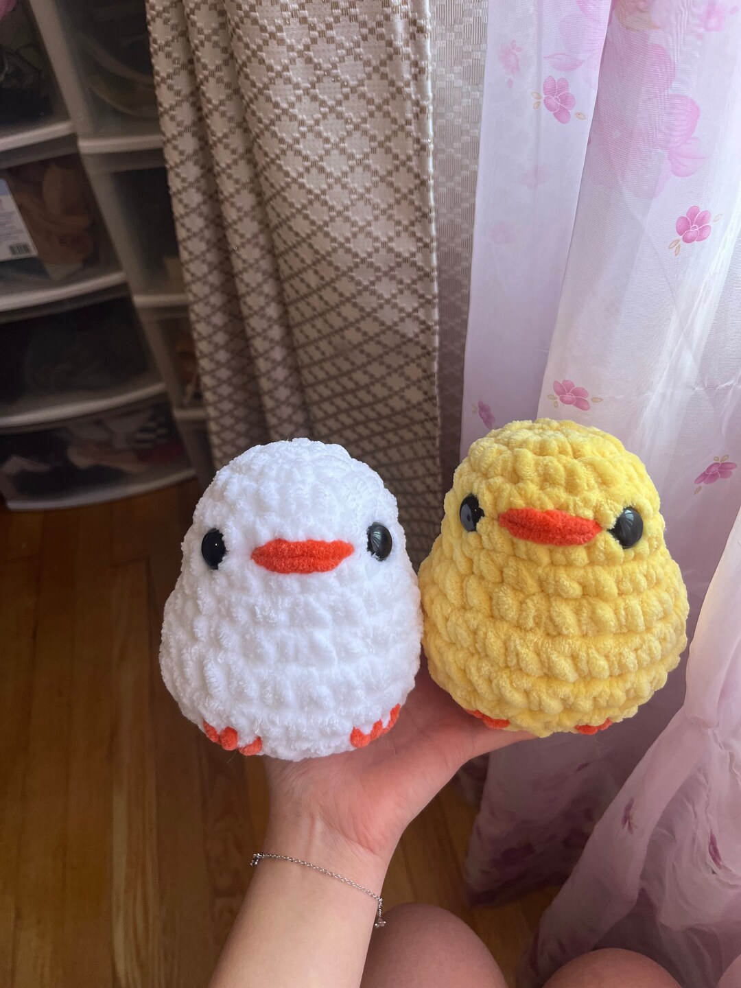 Crochet Duo Chick and Duck Plushy ~ Handmade Soft Amigurumi ~ Soft ...