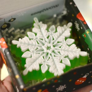 Handmade Soap «snowflake» - Etsy