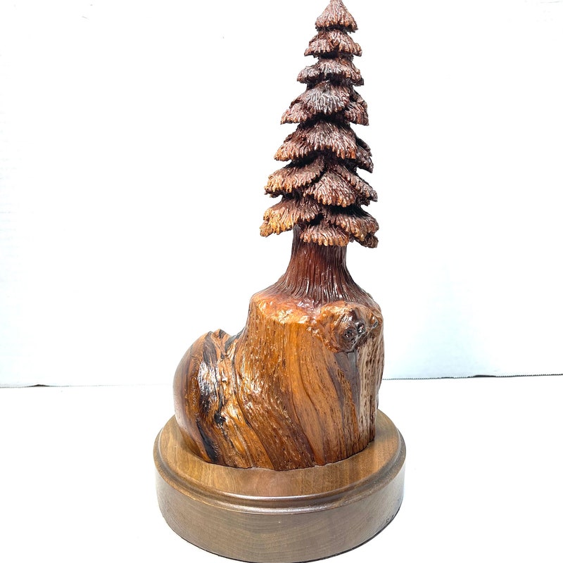 Carved Wood Tree - Etsy