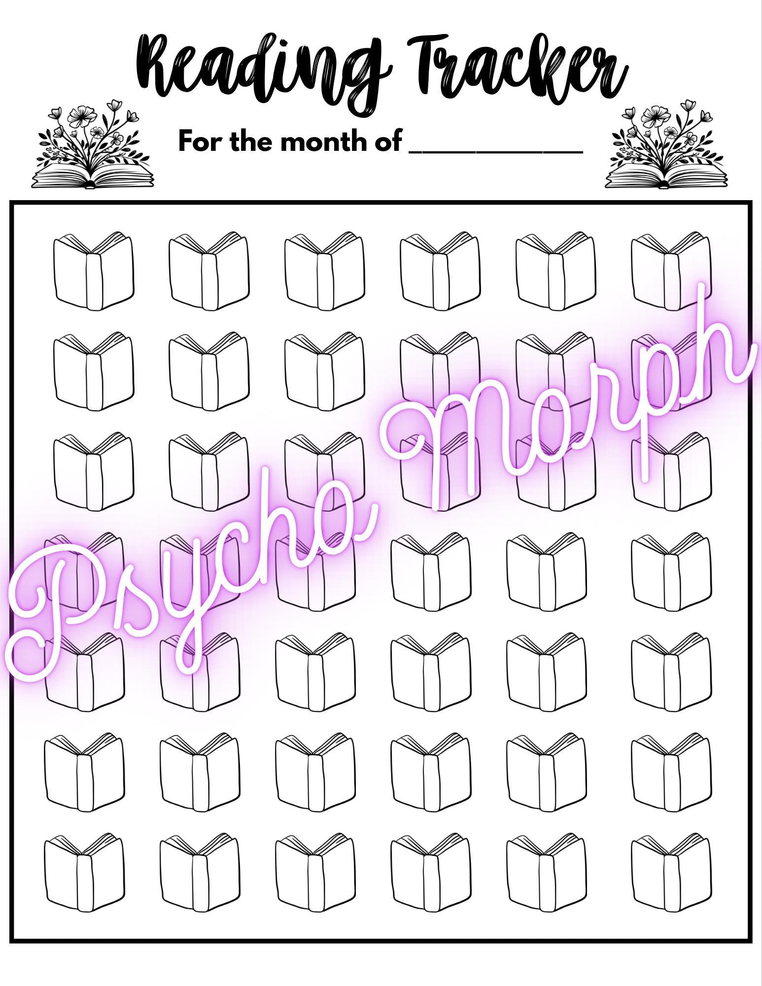 Reading Tracker Printable, Books Read Printable Worksheet, Reading ...