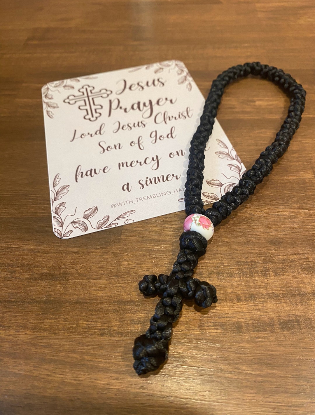 Flower Bead Prayer Rope - Komboskini - Chotki - Cross - Etsy