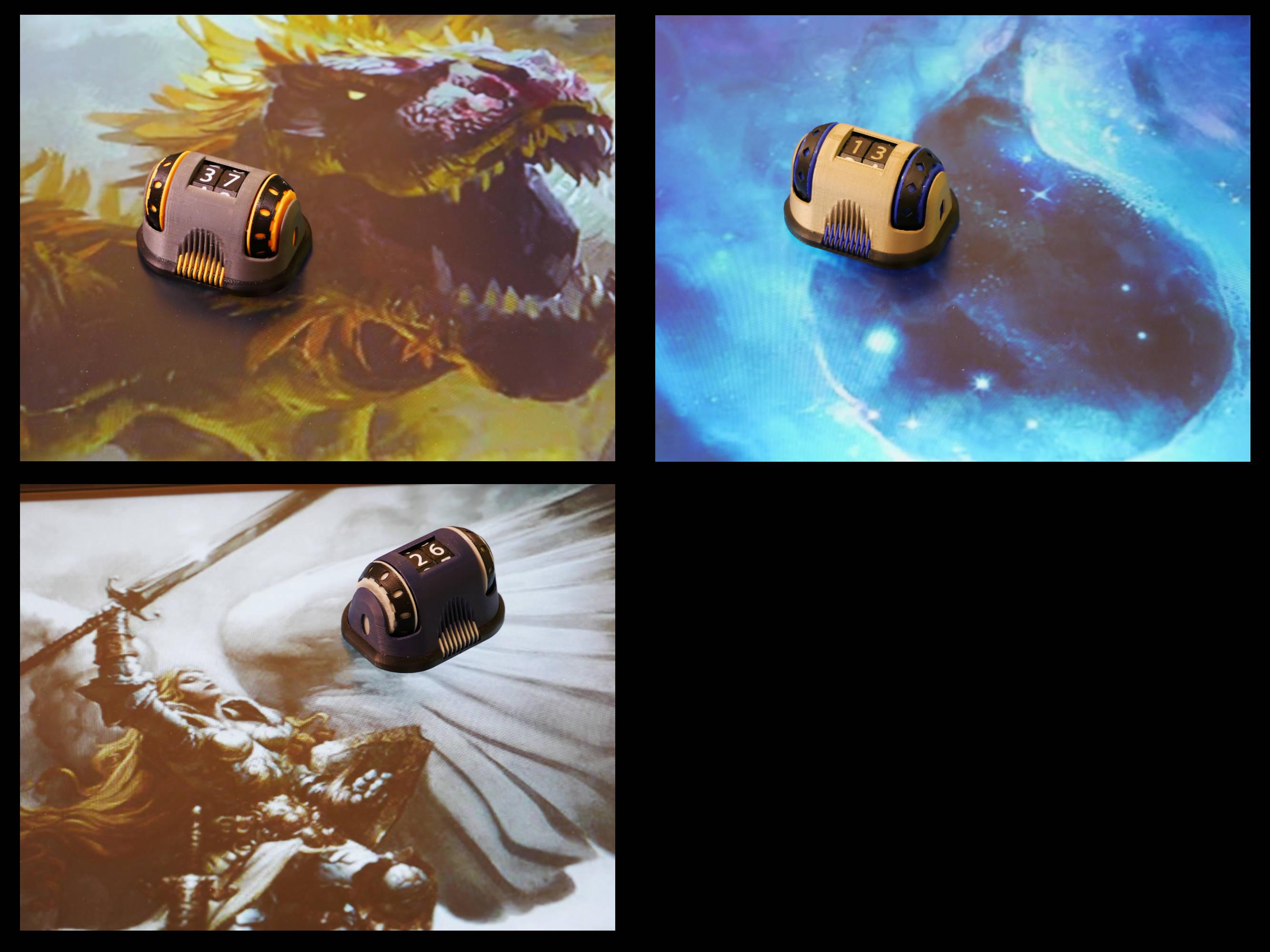 Series Original ABS Magnetic Life Counter Hp Tracker Hp Counter Mtg ...