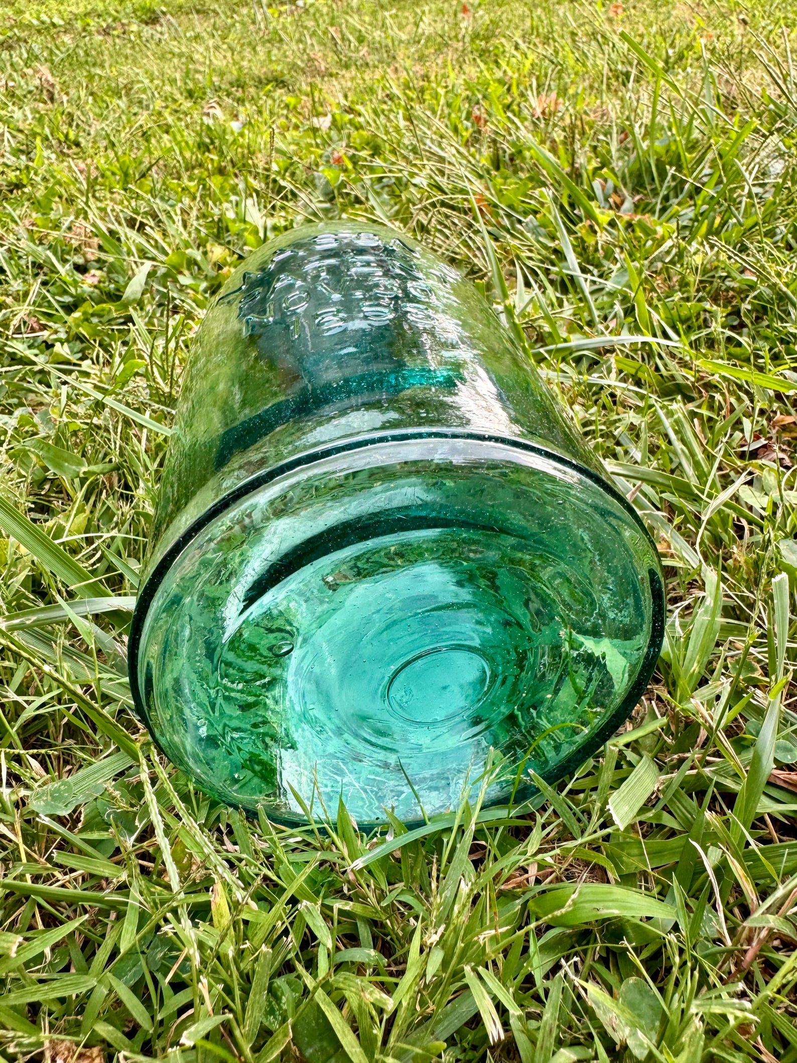 Mason’s Patent Nov. 30th 1858 - Antique Half Gallon Blue Ball Mason ...