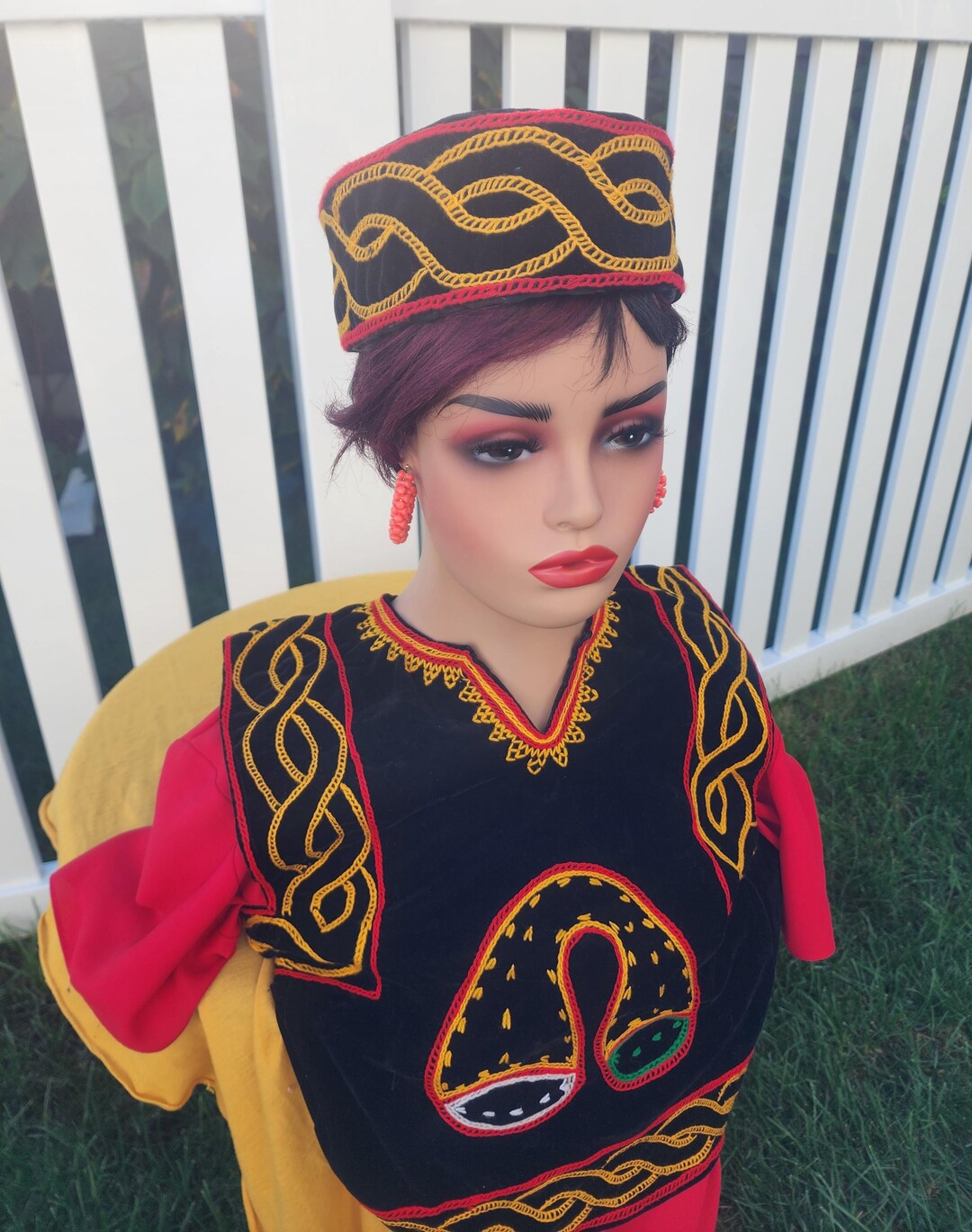 Traditional Toghu Bamenda Hat / Ichie Ozo Igbo Nigeria Cap/hand ...