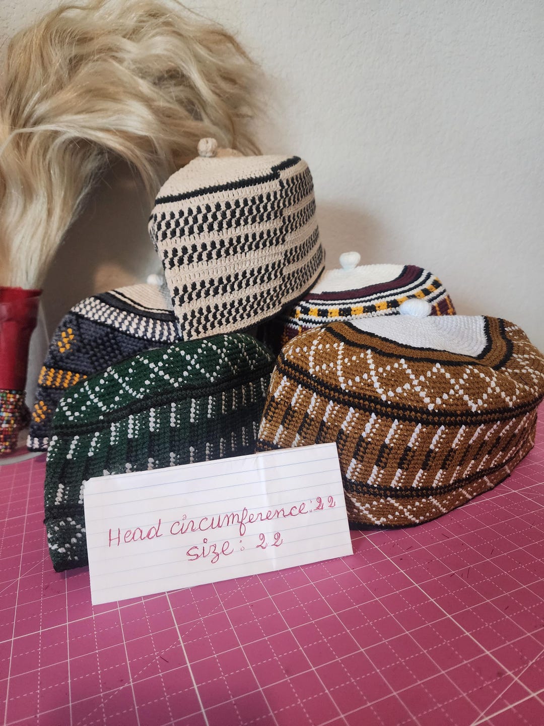 Hausa Cap, Neyang Hat, Africa Hat, Kufi Hat,nigerian Hat,fulani Hat ...