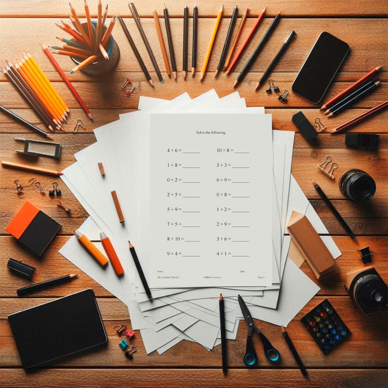 Addition Math Worksheets Addition Preschool Printables Addition ...