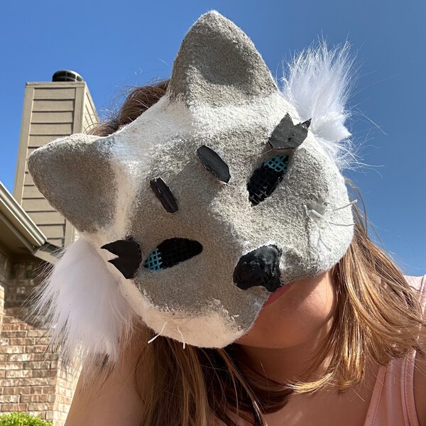 Siamese Therian Cat Mask - Etsy